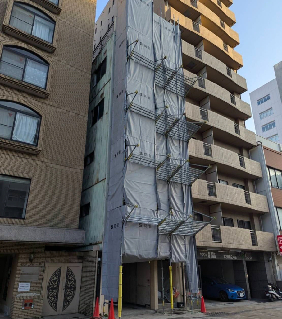 現場写真 | 山留め工事 MRW式杭打工法なら株式会社JSOF｜狭小地・市街地向け山留工事の新技術｜広島 中国地方 関西地方